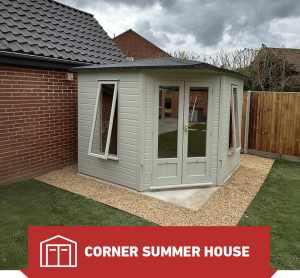 Corner Summer House - Norfolk Garden Buildings