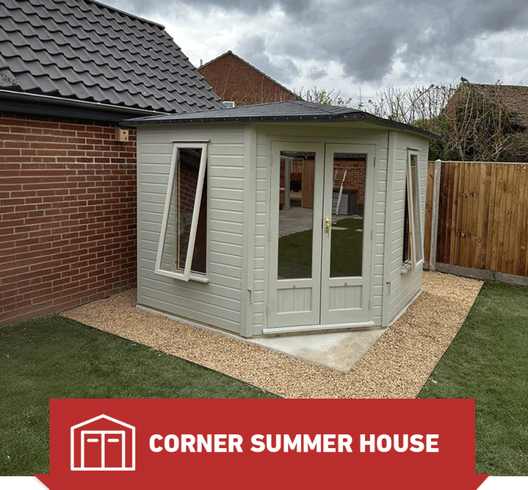 Corner Summer House - Norfolk Garden Buildings
